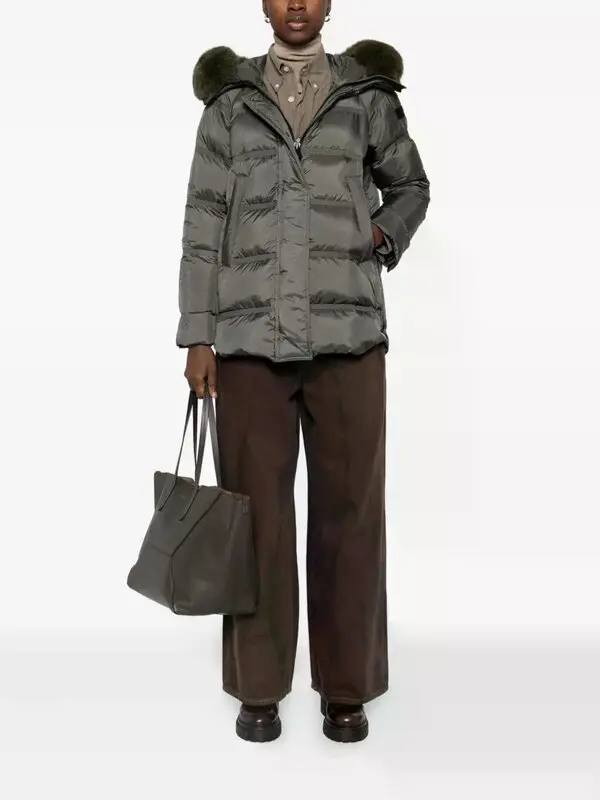 Peuterey Fur-trimmed Quilted Padded Jacket