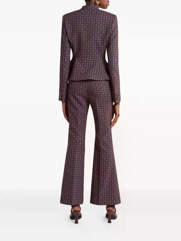 Etro Jacquard Single-breasted Blazer