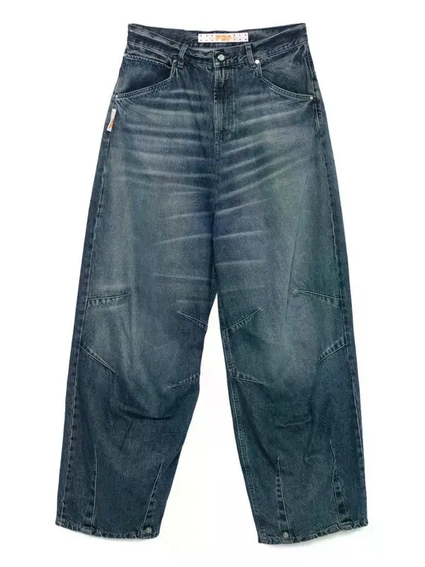 PDF Panelled Five-pocket Jeans