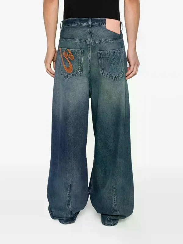PDF Panelled Five-pocket Jeans