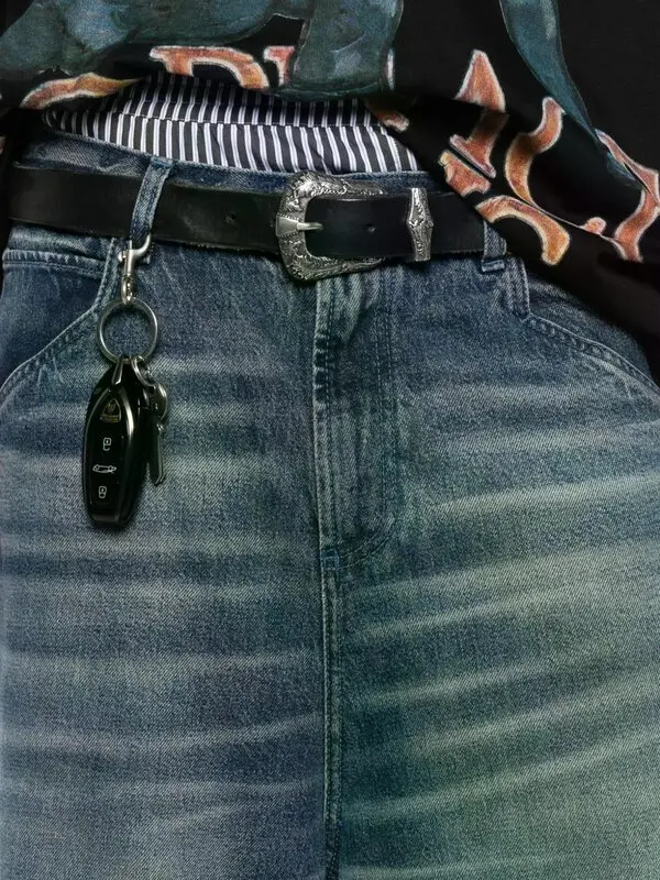 PDF Panelled Five-pocket Jeans