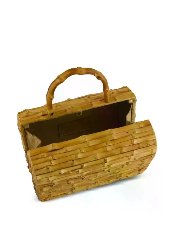 Glorinha Paranagua Monica Bamboo Tote - Neutrals