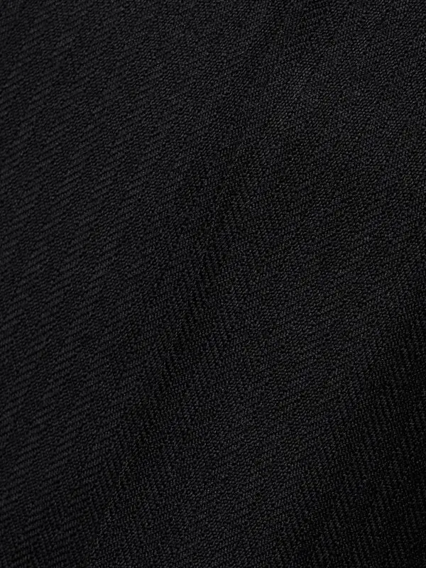 MAISON MARGIELA Herringbone Wool Straight-leg Pants - Black