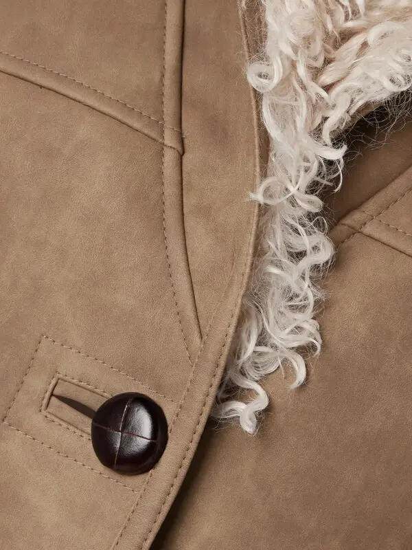 MARANT ETOILE Clara Fleece Vest - Brown