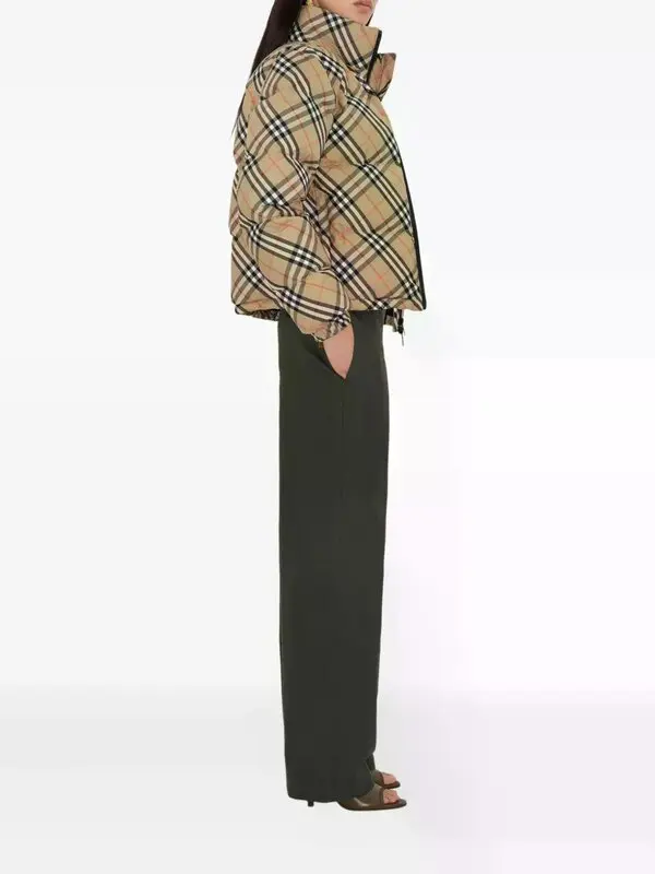 Burberry Vintage Check Puffer Jacket - Neutrals