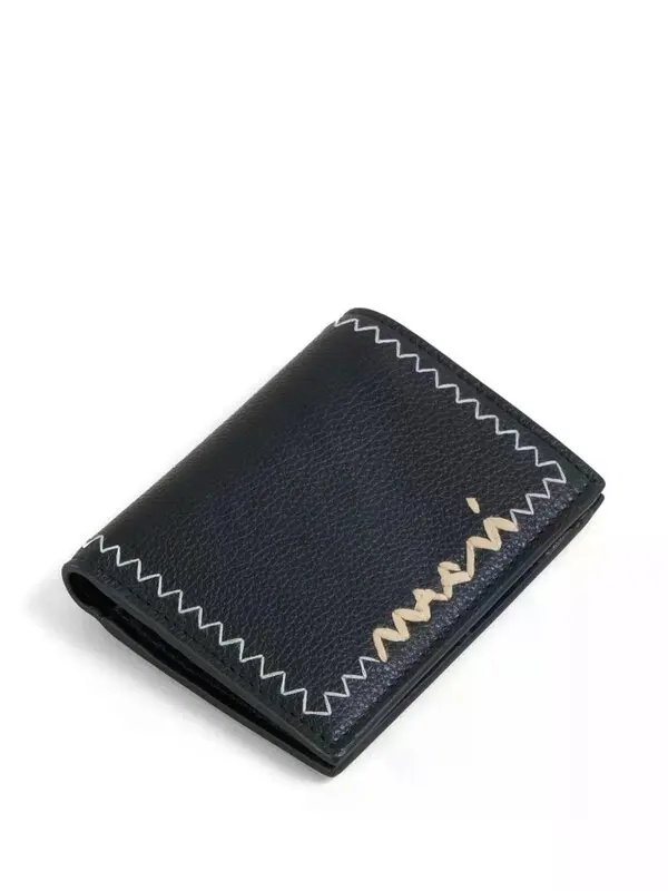 Marni Bi-fold Wallet With Symbol Embroidery