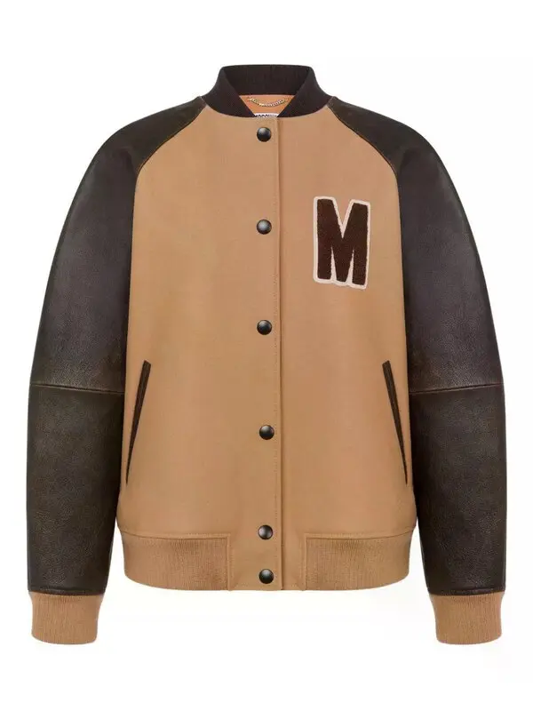 Moschino Bomber Jacket With Appliqué Detail