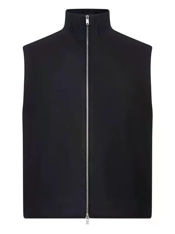 JIL SANDER High-neck Zip-front Waistcoat
