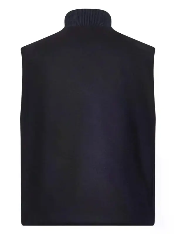 JIL SANDER High-neck Zip-front Waistcoat