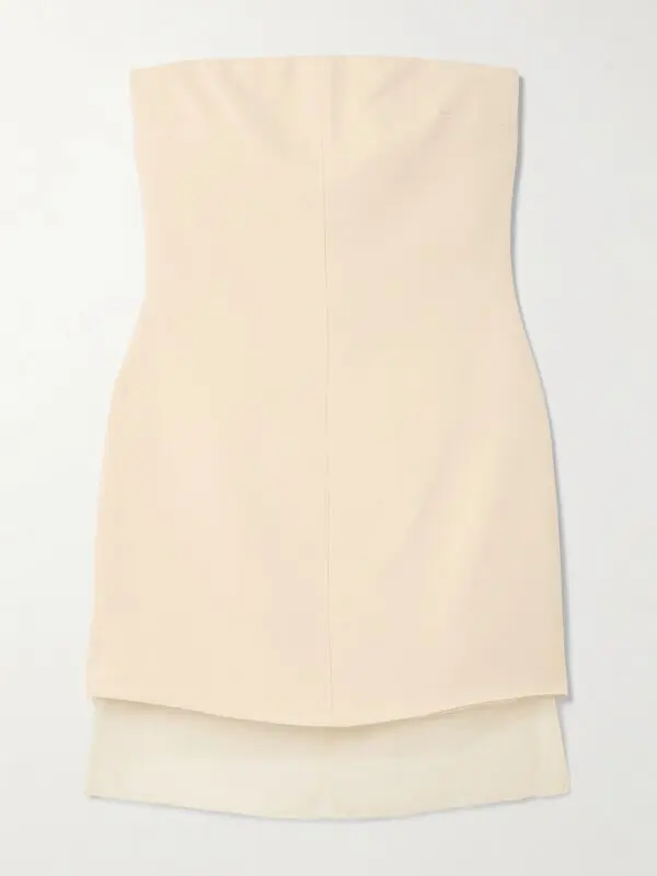ESSE STUDIOS Issia Strapless Mini Dress - Neutrals