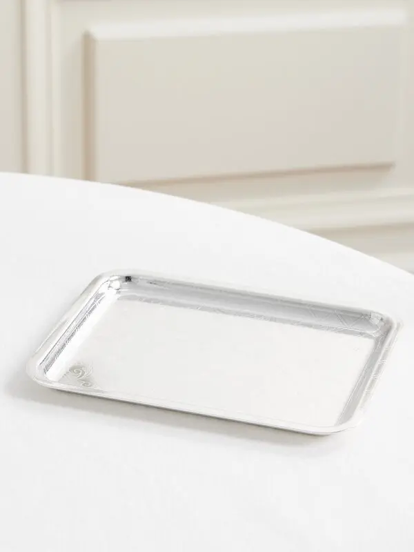 Christofle Jardin D'eden -plated Tray - Silver