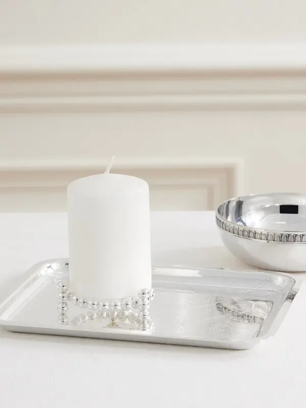 Christofle Jardin D'eden -plated Tray