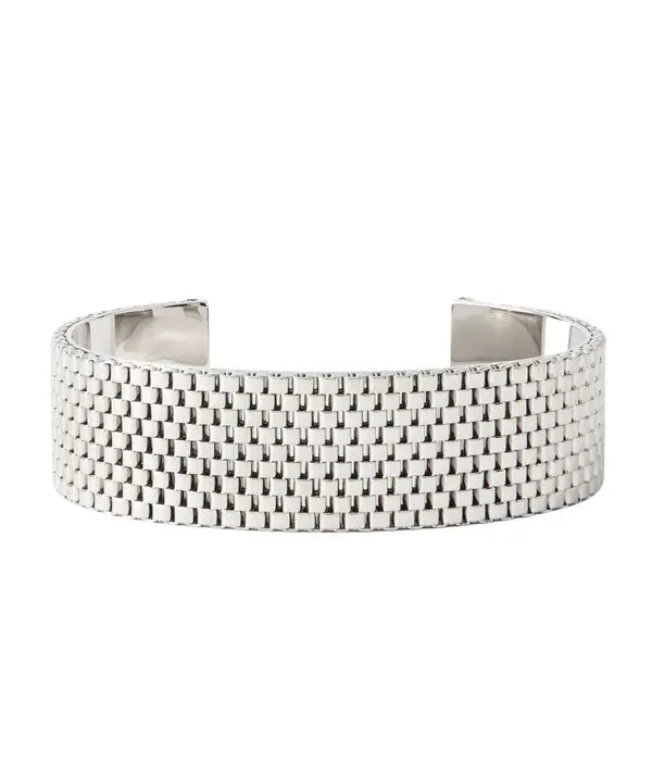 JIL SANDER Tone Bangle - Silver