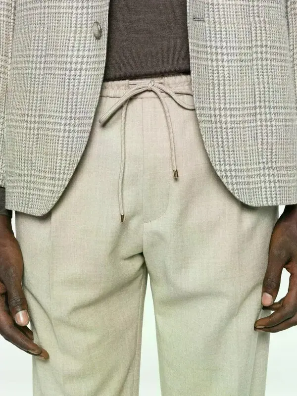 BRIGLIA 1949 Pleated Drawstring Trousers