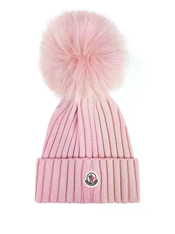 Moncler Ribbed Pom-pom Beanie