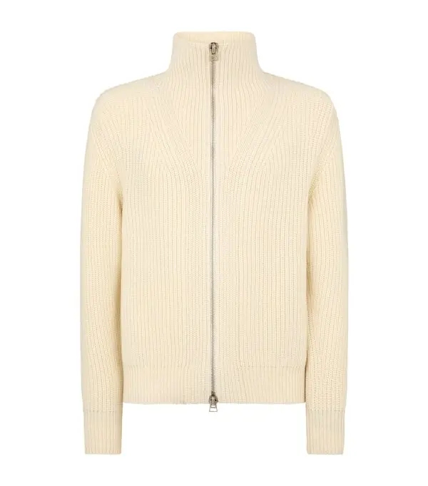 TOM FORD Wool-mohair Zip-up Sweater