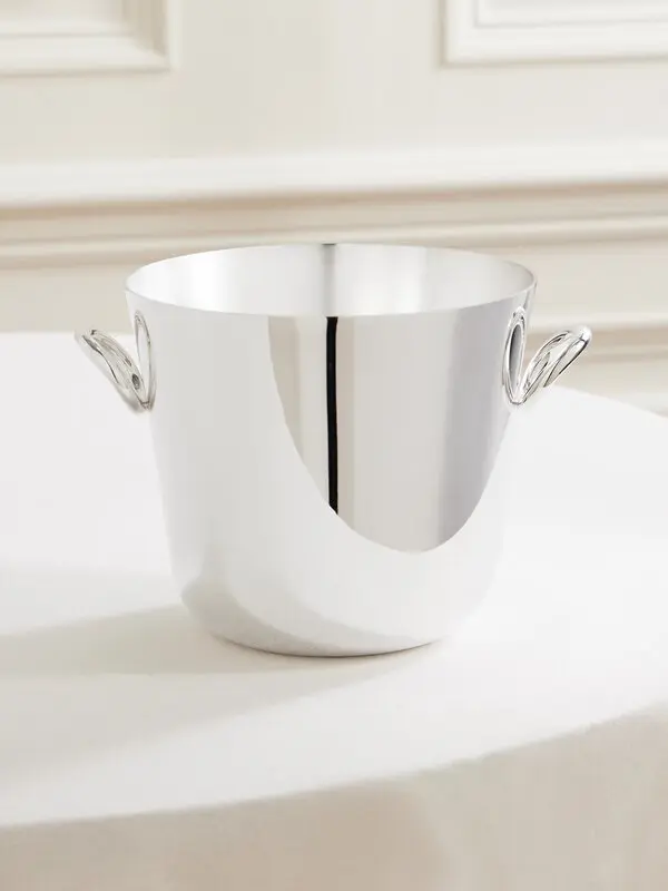 Christofle Vertigo -plated Ice Bucket - Silver