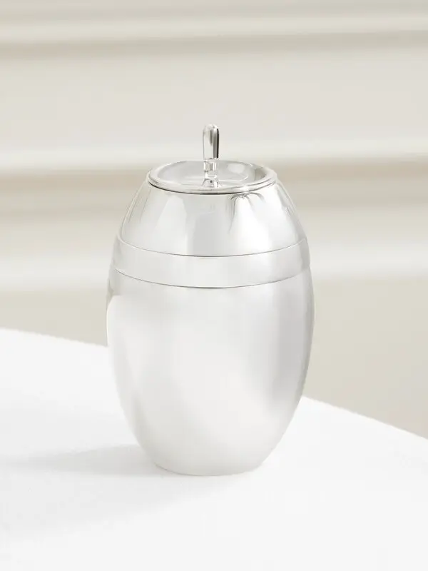 Christofle Uni Birth Egg -plated Set - Silver