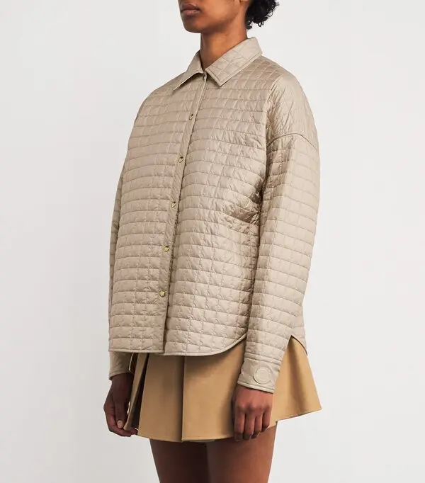 Moncler Microfiber Quilted Reversible Shacket