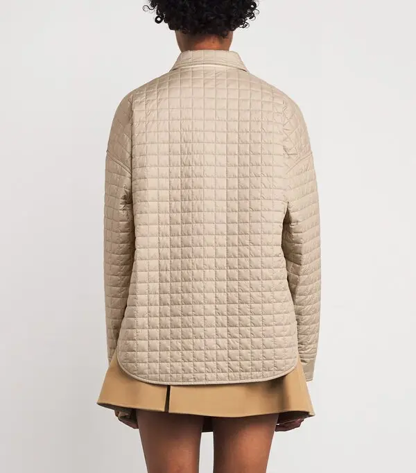 Moncler Microfiber Quilted Reversible Shacket