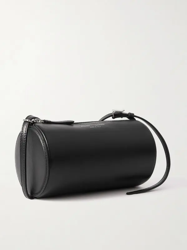 Proenza Schouler Silo Textured-leather Shoulder Bag - Black