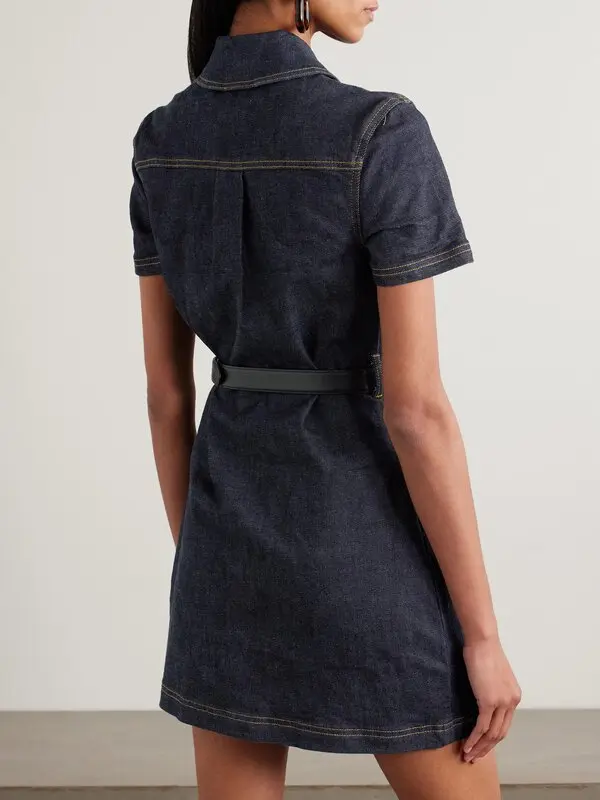 giuseppe di morabito womens denim mini dress blue Frankies Bikinis - Christa Denim Mini Dress main image 0