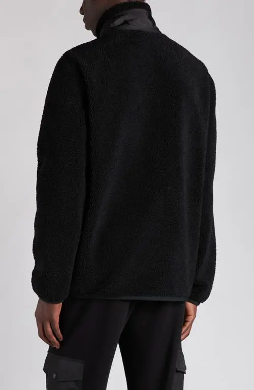 Moncler Faux Shearling Jacket - Black