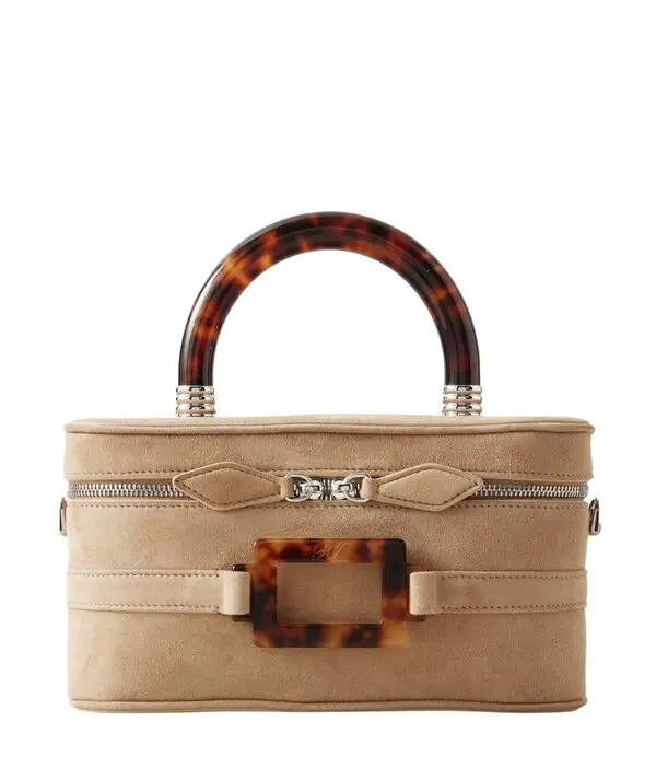 ROGER VIVIER Belle Vivier Vanity Mini Clutch - Neutrals