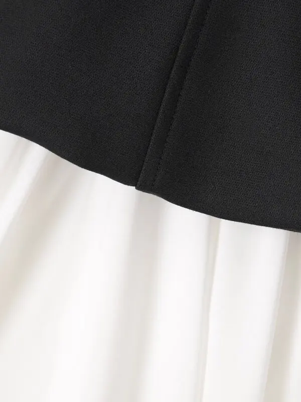 Simkhai Jolynn Crepe And Poplin Midi Dress - Multi