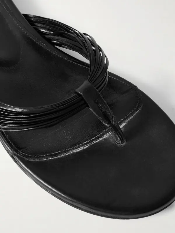 Proenza Schouler Cable Leather Flip Flops