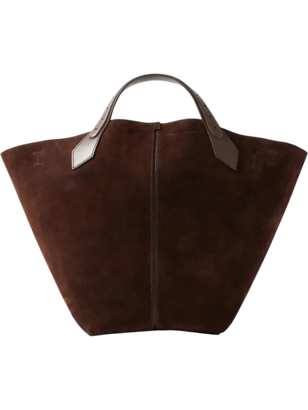 Proenza Schouler Large Chelsea Suede Tote - Brown