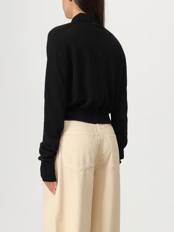 Sportmax Button-up Cropped Knit Sweater