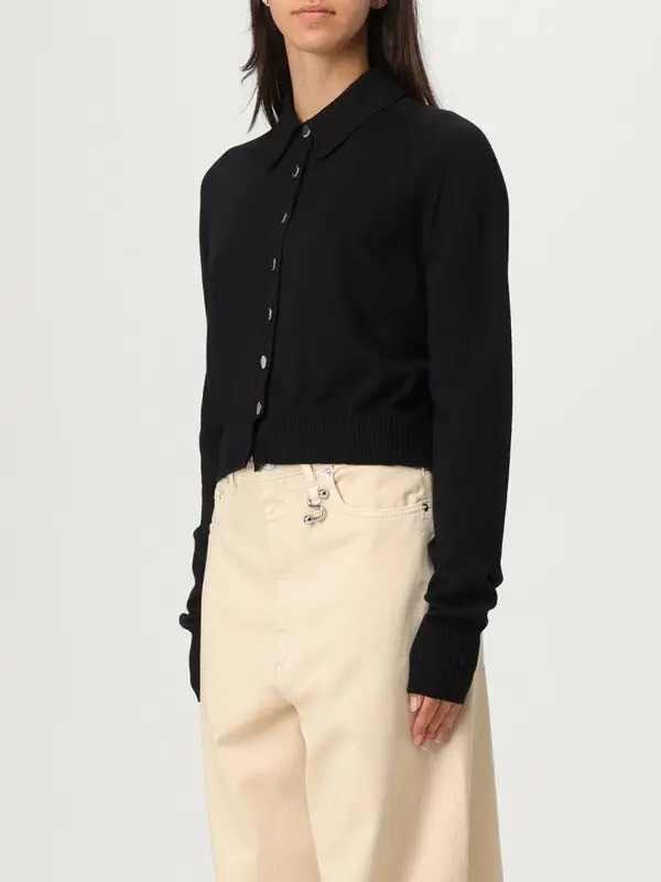 Sportmax Button-up Cropped Knit Sweater