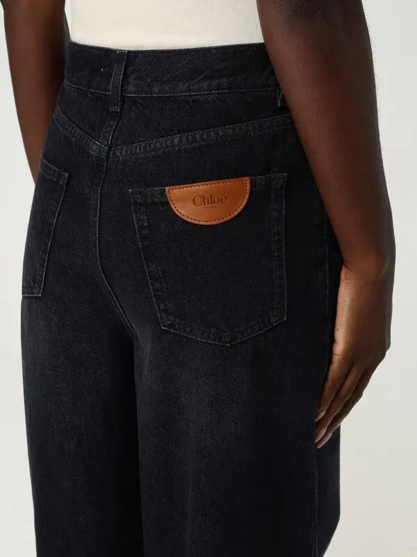 Chloé Wide-leg Jeans - Black