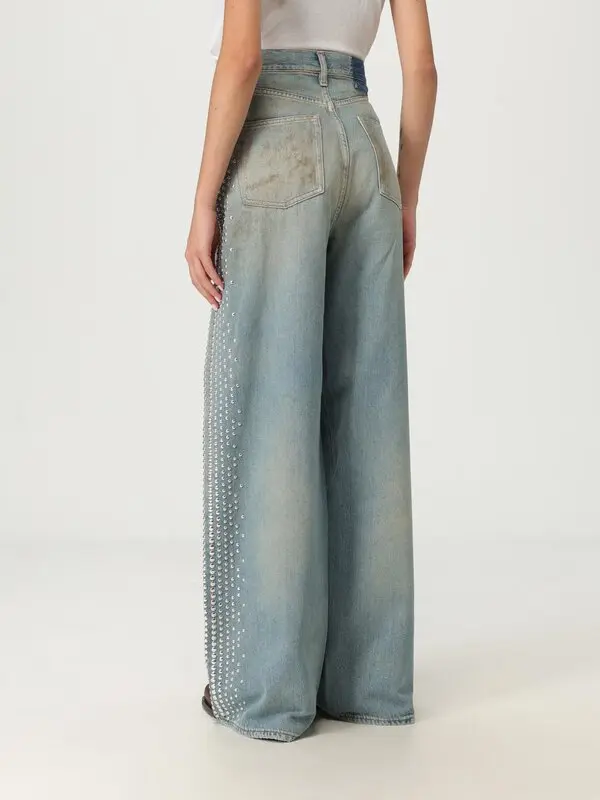 GOLDEN GOOSE Wide-leg Embellished Jeans