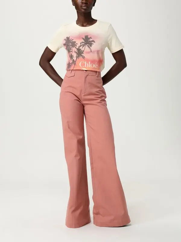 Chloé Wide Leg Trousers