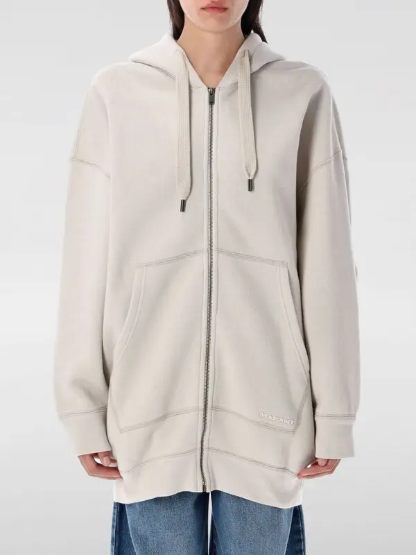 Isabel Marant Zip Up Sweatshirt - Beige
