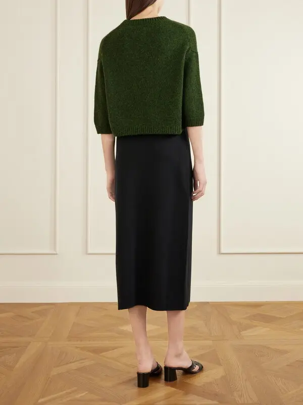 Khaite Sabina Cashmere Sweater - Green