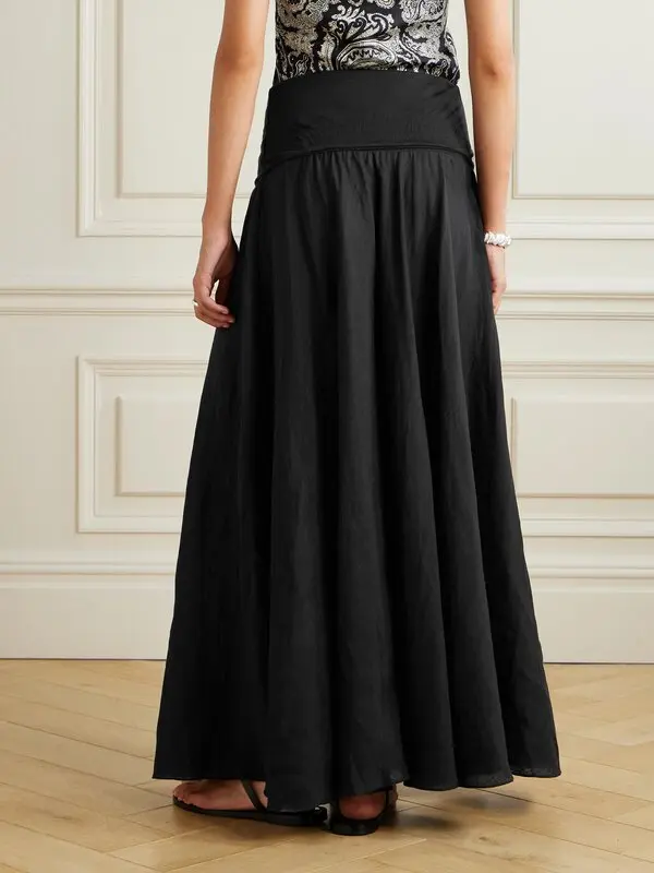 Johanna Ortiz Convertible Maxi Skirt - Black