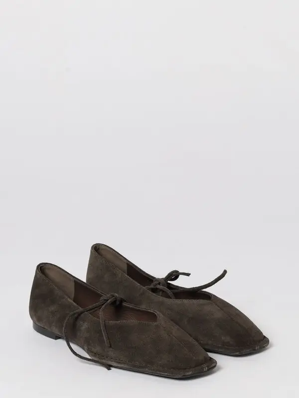 ALOHAS Suede Ballet Flats - Brown