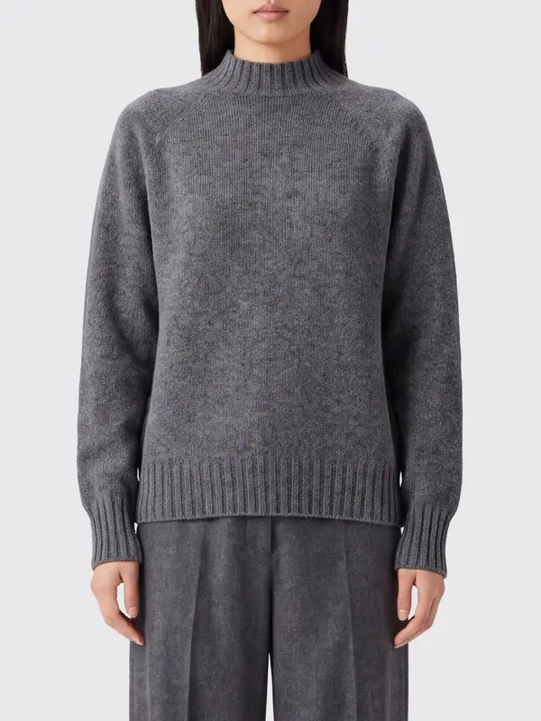 DRUMOHR Slim Fit Ribbed Lambswool Turtleneck Jumper - Grey