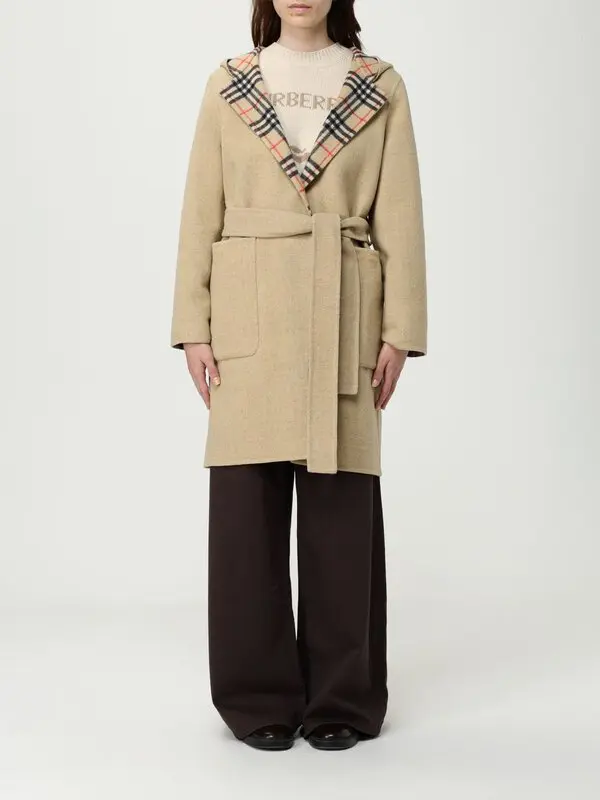 Burberry Belted Coat - Sand