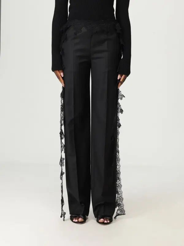 Blumarine Lace Detailed Pants