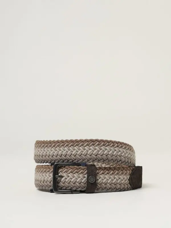 Paul & Shark Braided Belt - Beige