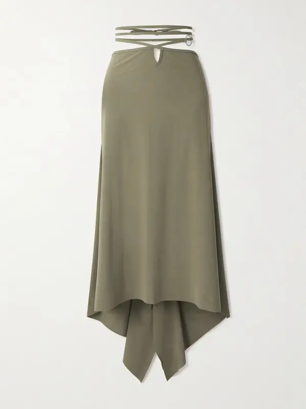Christopher Esber Wrap-effect Jersey Pareo