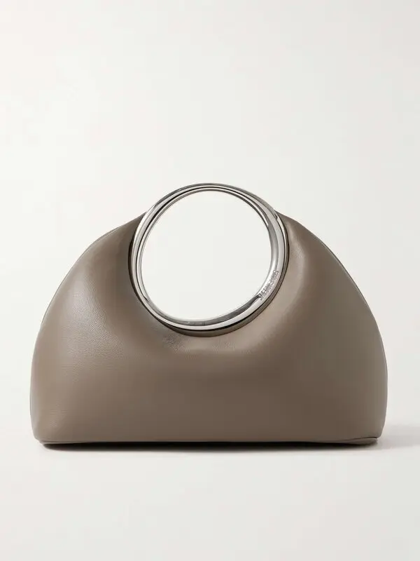 Jacquemus The Calino Small Leather Tote - Taupe