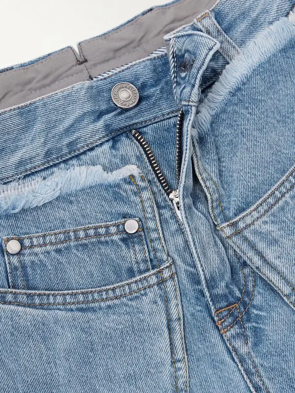 BETTTER Wrap-effect Mid-rise Straight-leg Jeans