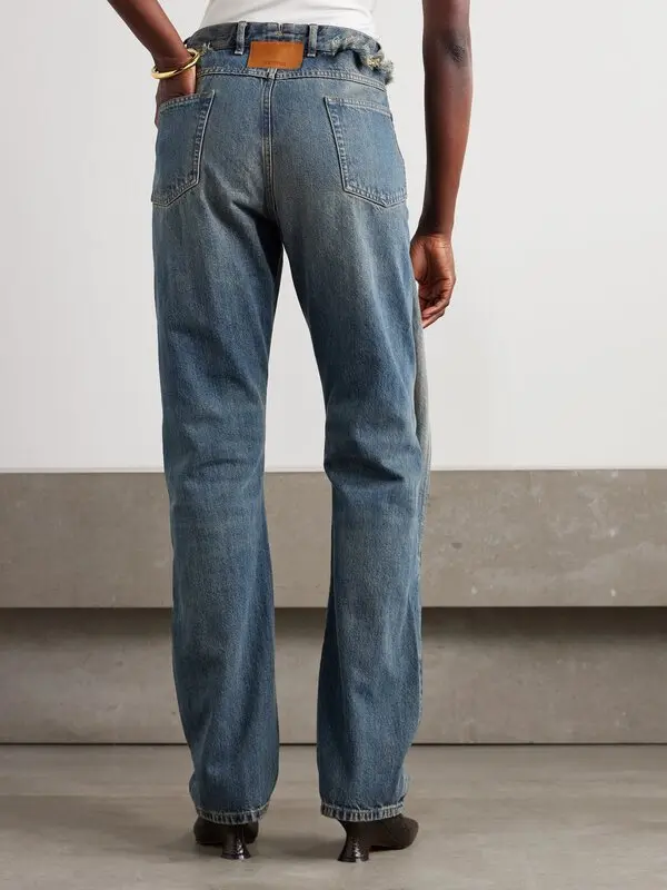 BETTTER Wrap-effect Straight-leg Jeans