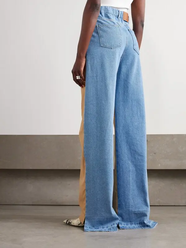 BETTTER Denitrouser Pleated Straight-leg Pants