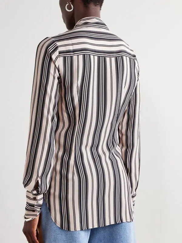 BETTTER Rowan Striped Crepe Shirt